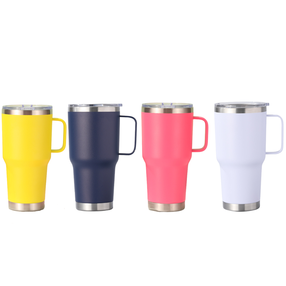 Double Wall Stainless Steel 880mL/30oz Tumbler with Lid and Handle ...