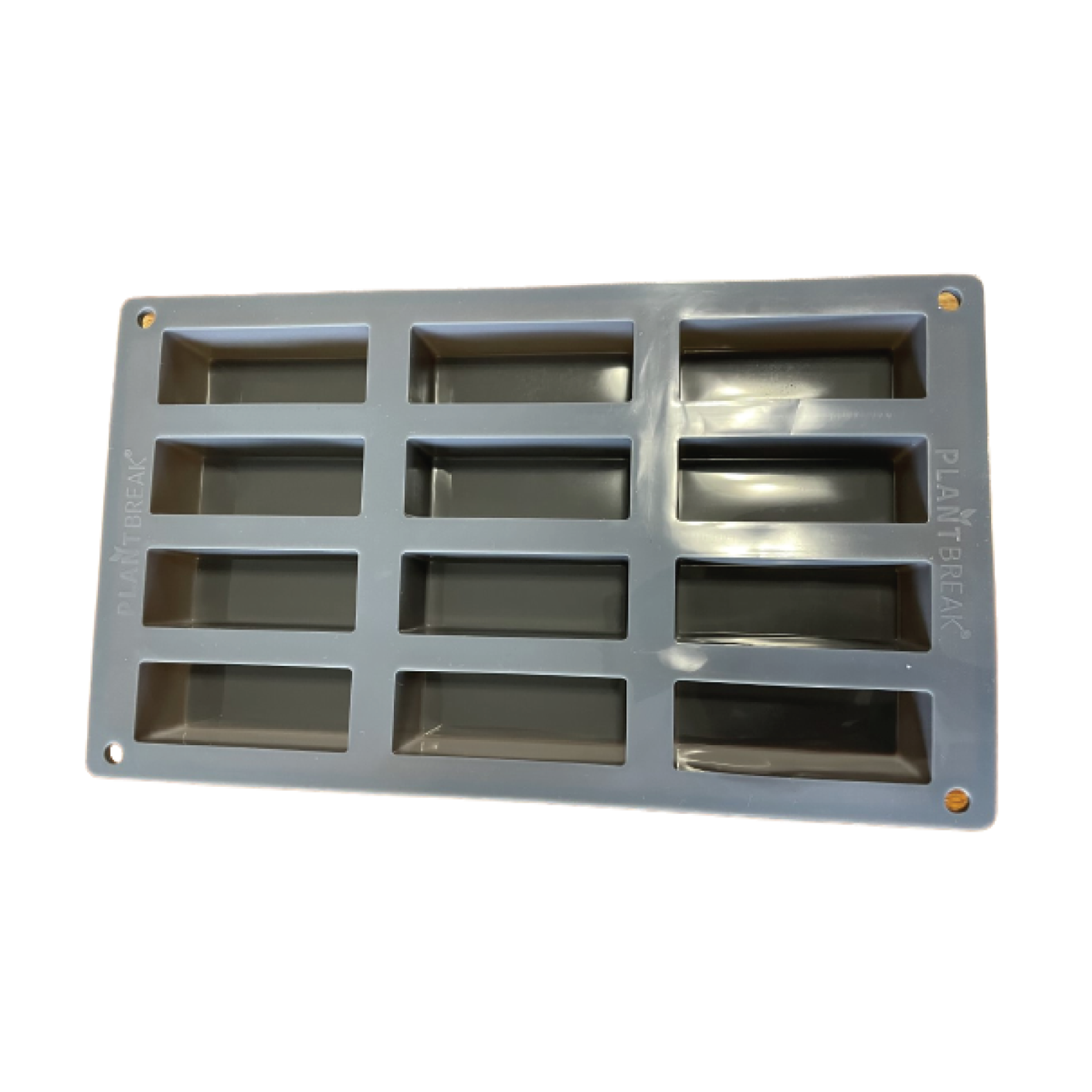 Silicone Bar Baking Pan 12 Cavities - Grey | Green Shop